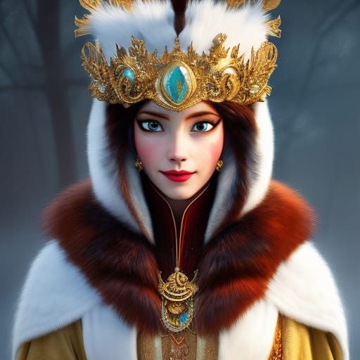Fur Goddess - AI Generated Artwork - NightCafe Creator