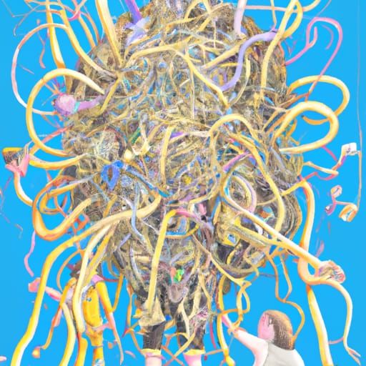 human spaghetti 000940 - AI Generated Artwork - NightCafe Creator
