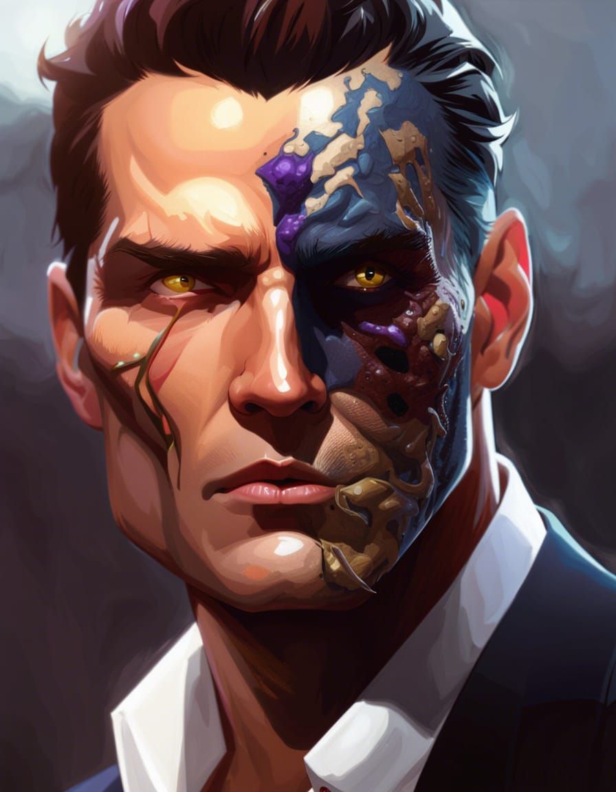 Two-Face - AI Generated Artwork - NightCafe Creator