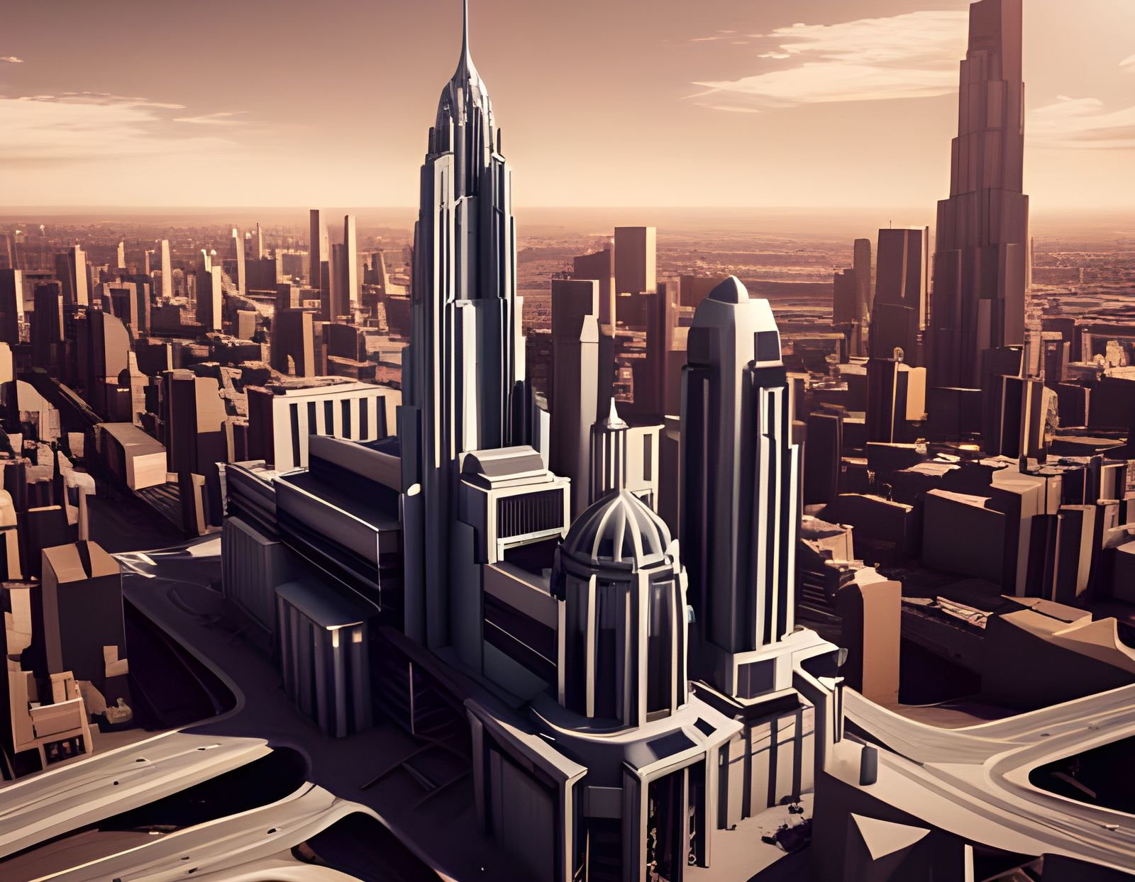 Cityscapes - AI Generated Artwork - NightCafe Creator