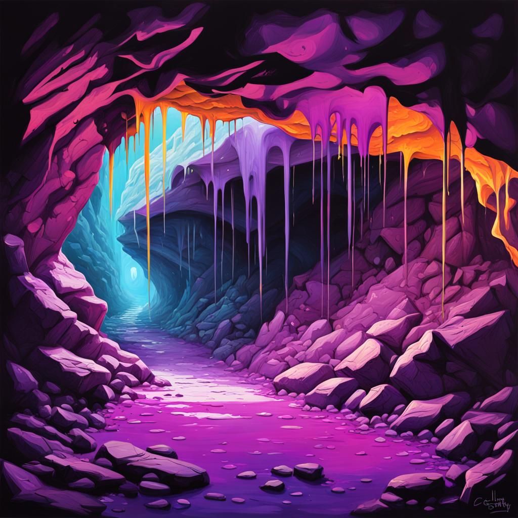 Cave - AI Generated Artwork - NightCafe Creator