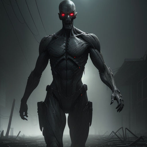 Sinister Invisible Entity in Abandoned Laboratory - AI Art