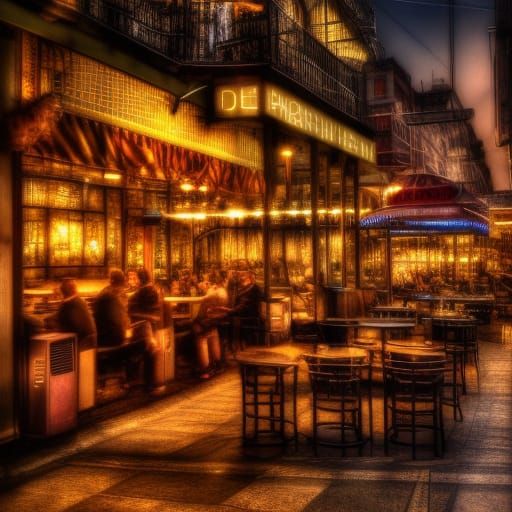 night café - AI Generated Artwork - NightCafe Creator