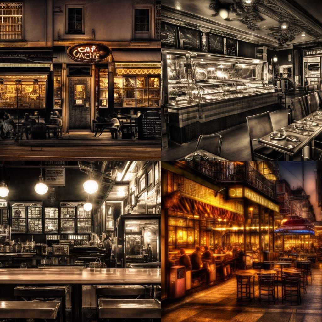 night café - AI Generated Artwork - NightCafe Creator