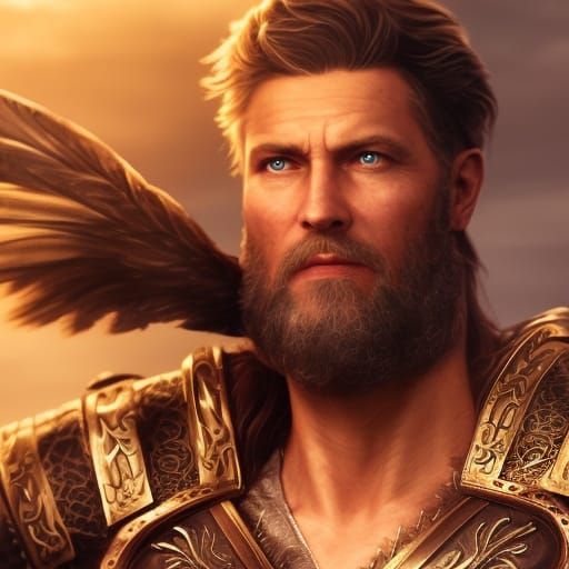 Younger Odin as Unnr/Udr - the Lover/the Beloved (31/?) - AI Generated ...