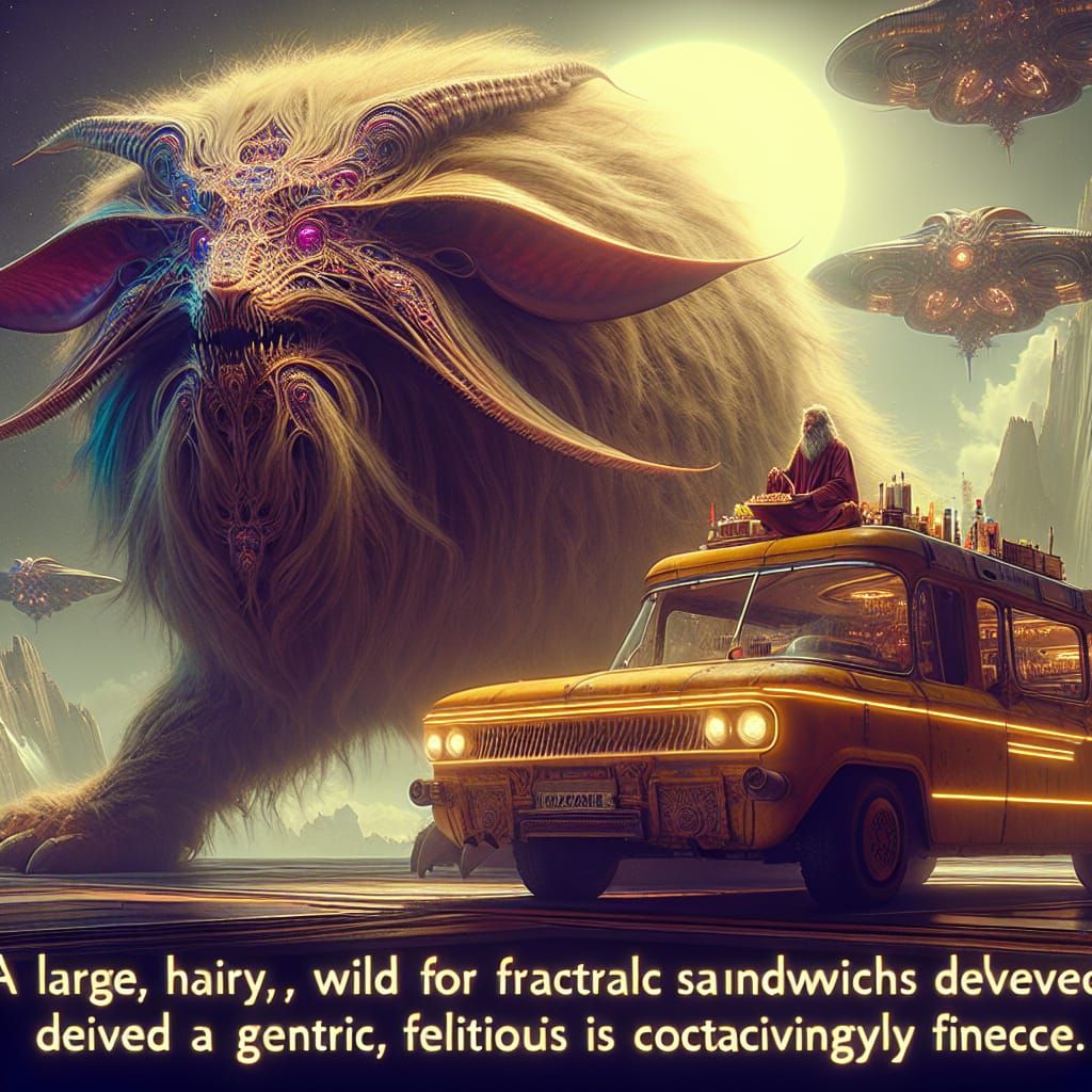 Freaky Food Delivery - AI Generated Artwork - NightCafe Creator