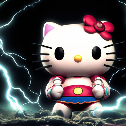 hello kitty - AI Generated Artwork - NightCafe Creator