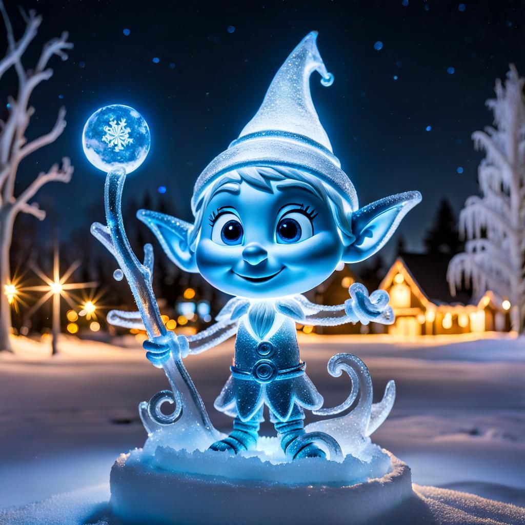 Ice Elf - AI Generated Artwork - NightCafe Creator