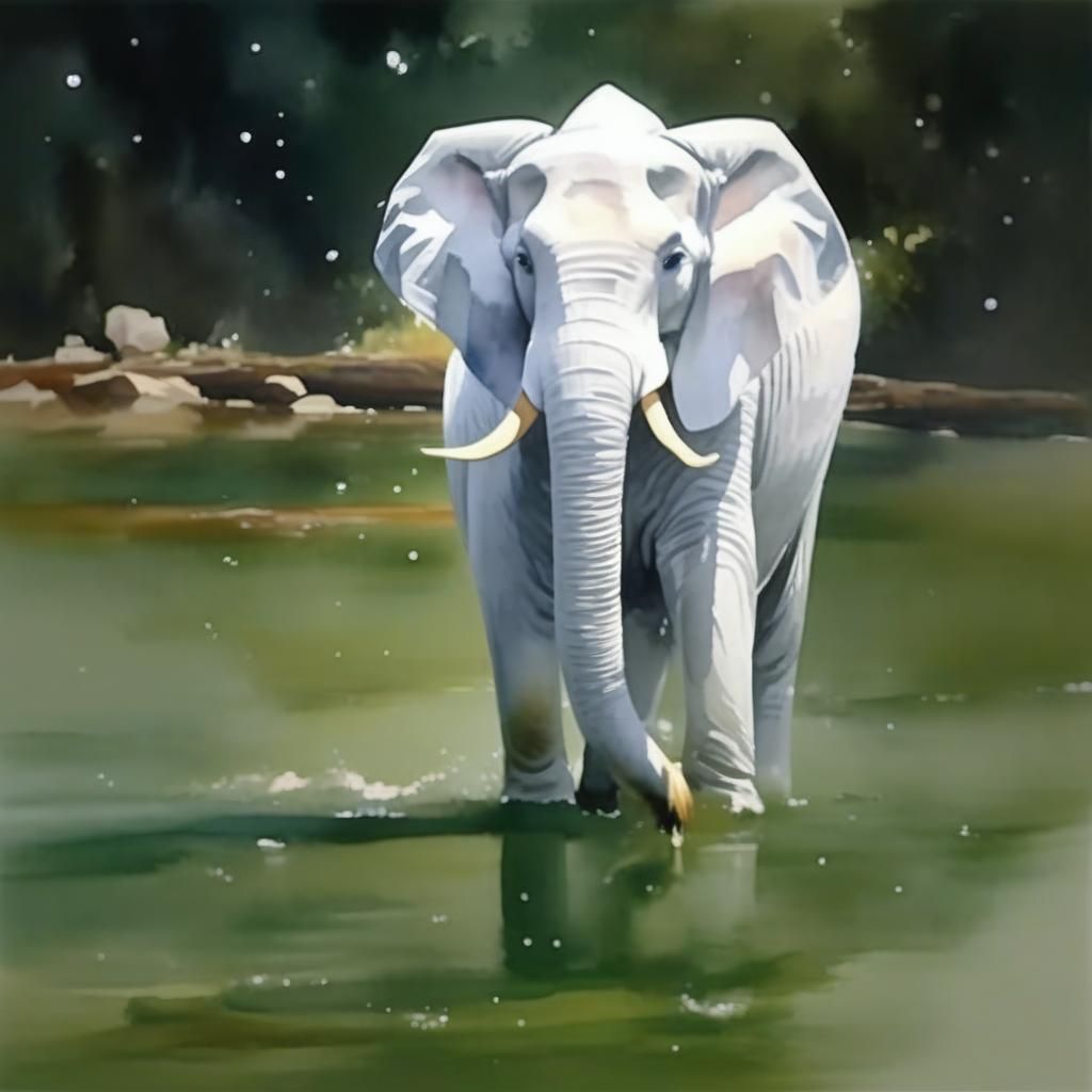 White Elephant - AI Generated Artwork - NightCafe Creator