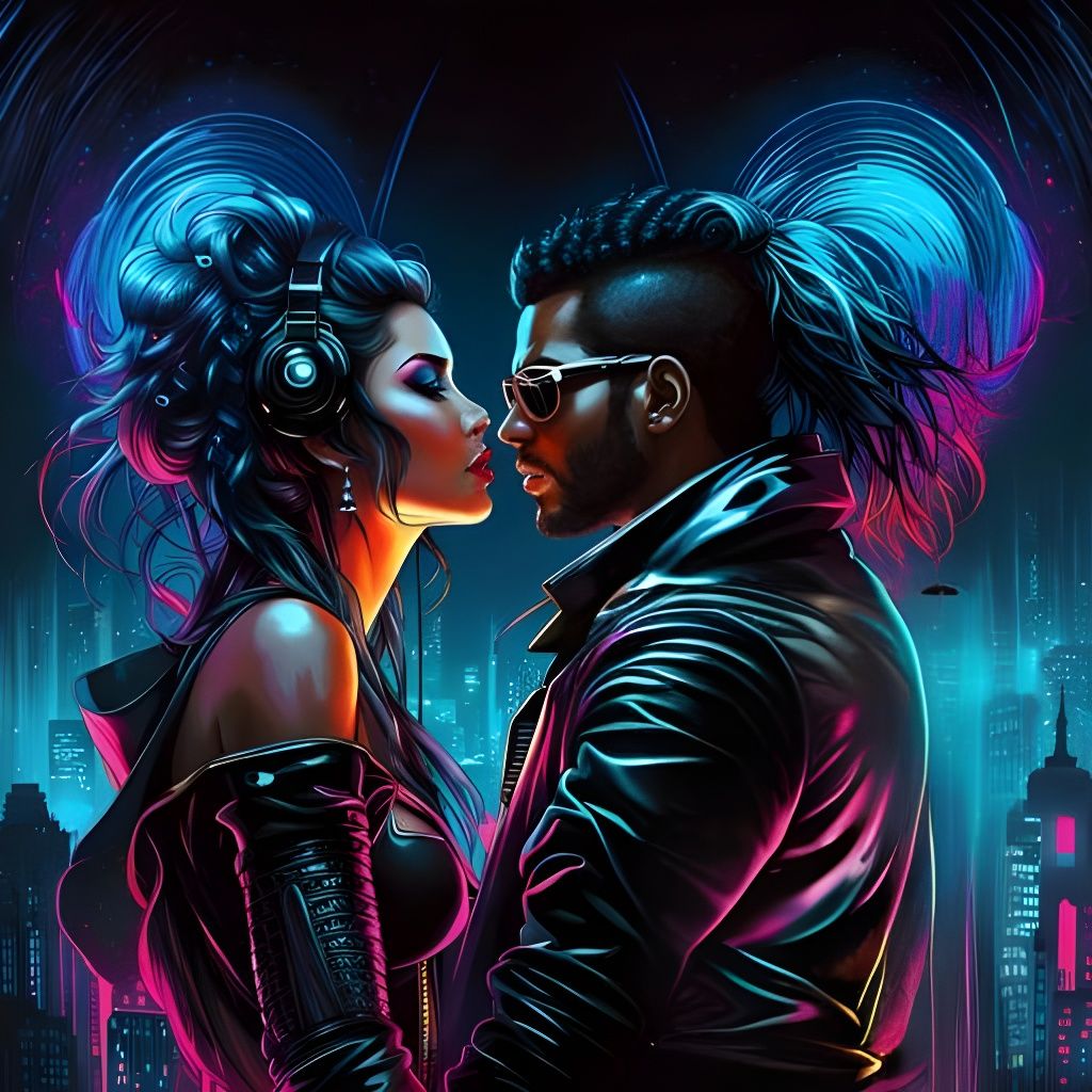 synthwave lovers - AI Generated Artwork - NightCafe Creator