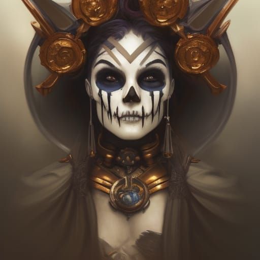 mystic skeleton - AI Generated Artwork - NightCafe Creator