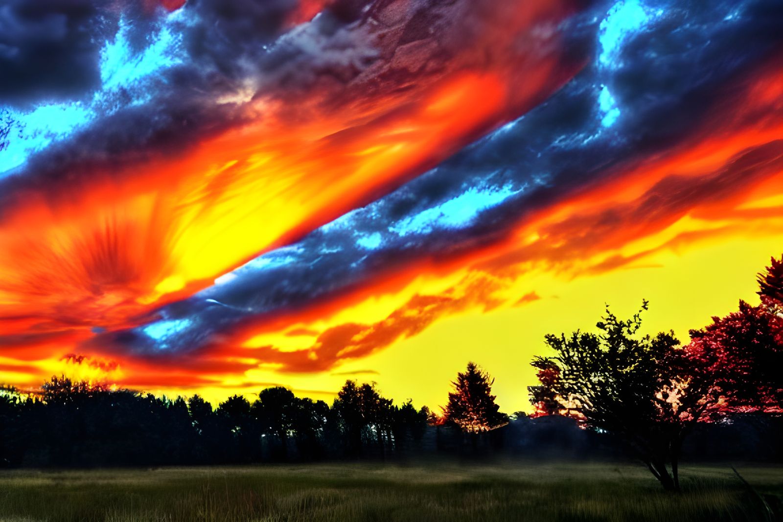 Evil sky - AI Generated Artwork - NightCafe Creator