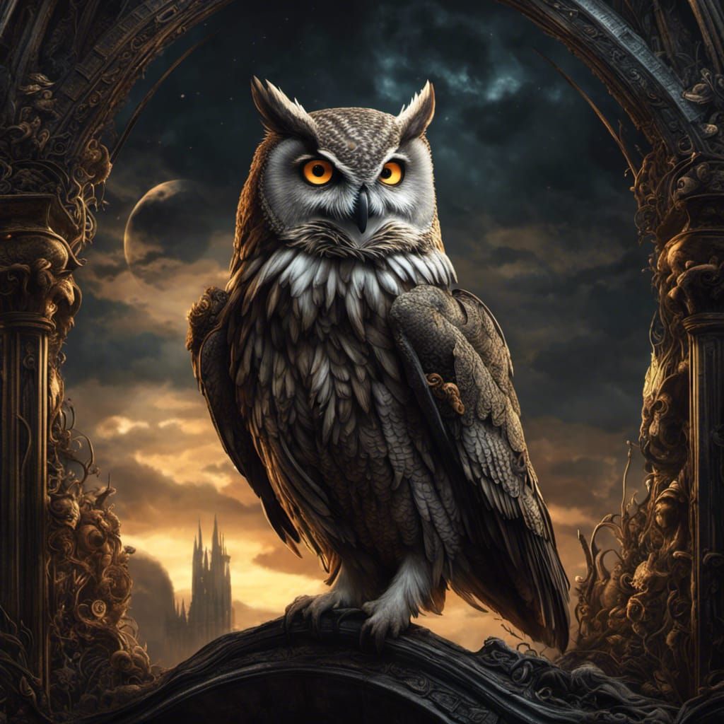 owl - AI Generated Artwork - NightCafe Creator