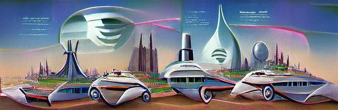 Retrofuturism - AI Generated Artwork - NightCafe Creator