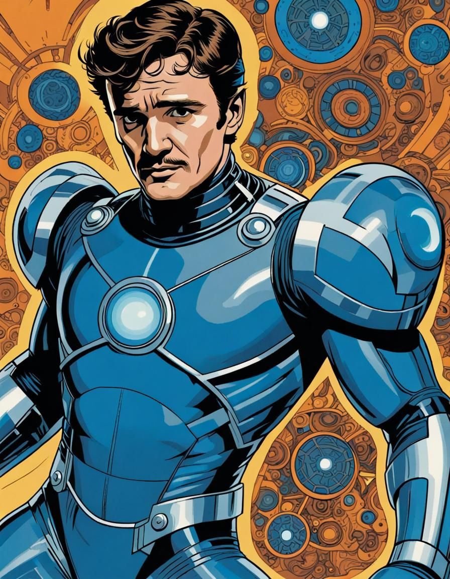 Pedro Pascal as Reed Richards - AI Generated Artwork - NightCafe Creator