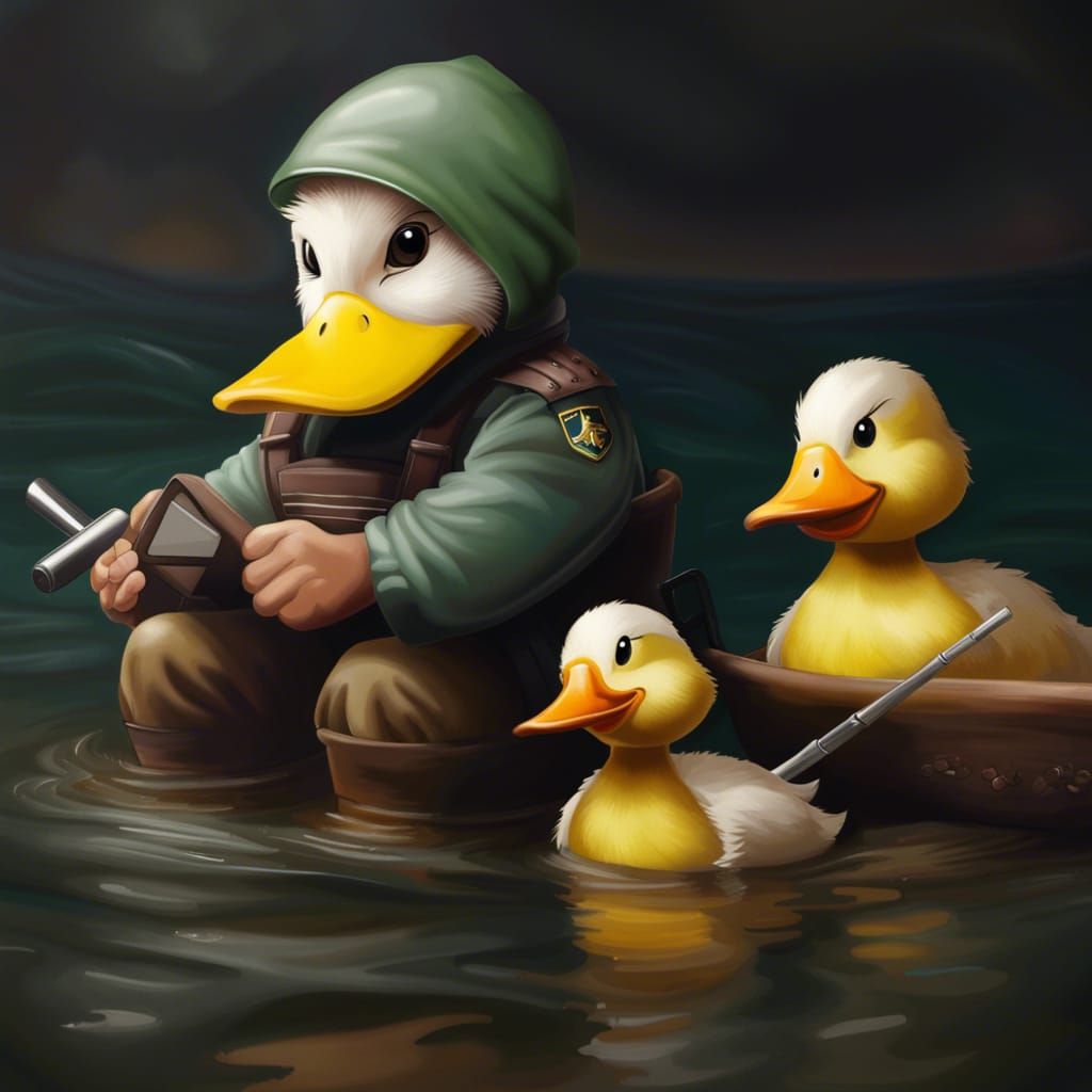 Oh Duck 🦆 # 2 - AI Generated Artwork - NightCafe Creator