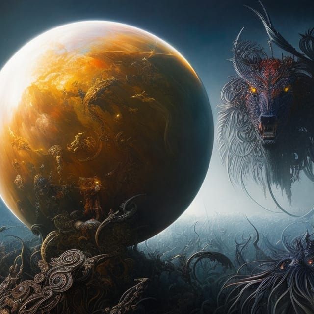 The orb of salvation - AI Generated Artwork - NightCafe Creator