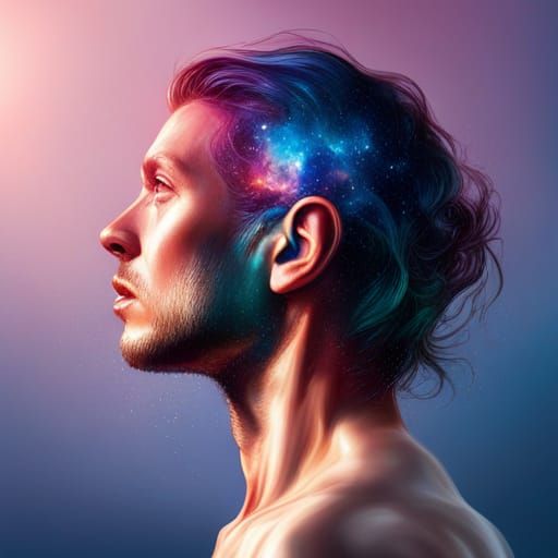 high quality/ low resolution Space in hands /disagree - AI Generated ...