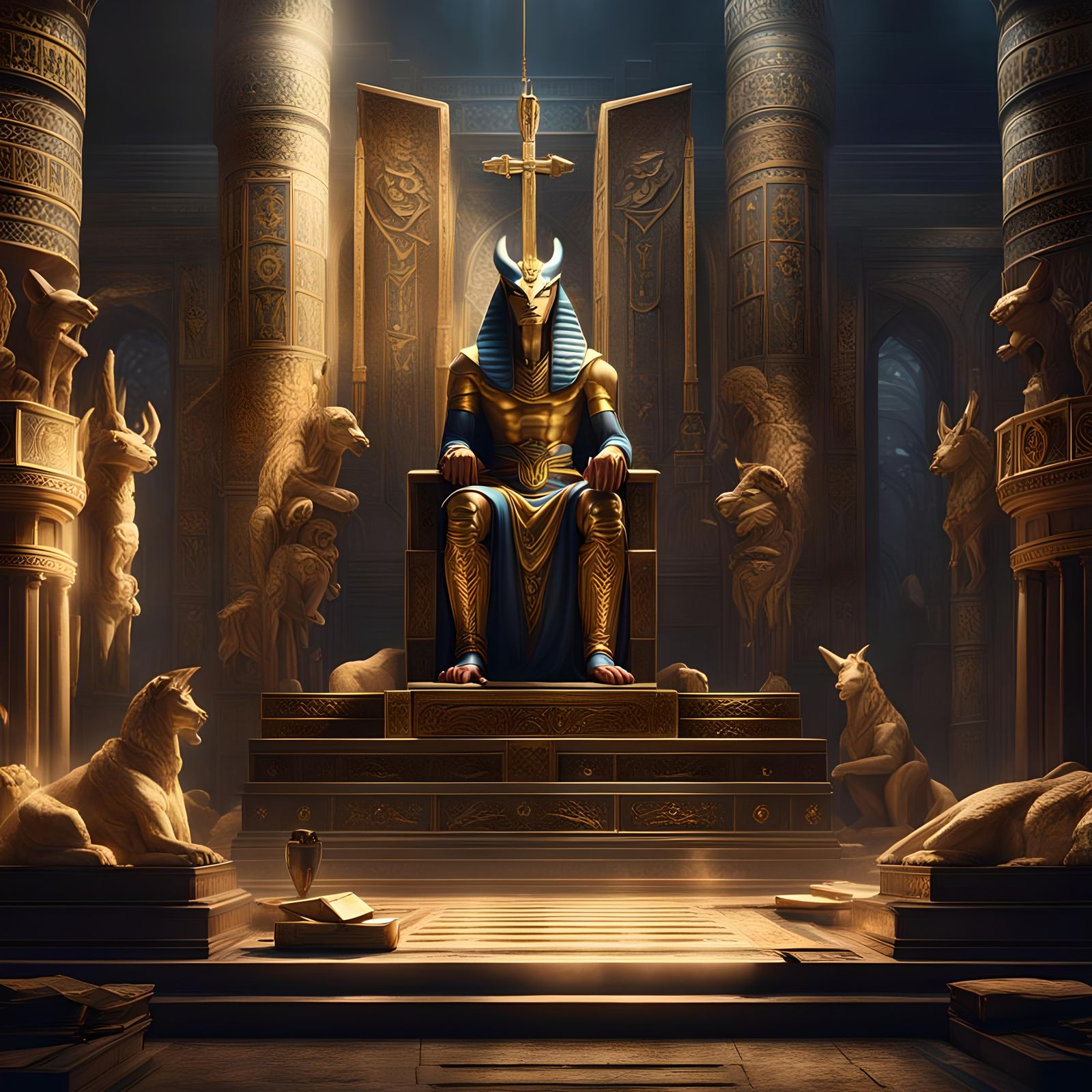 Enlightenment of knowledge in Sacrifice Lucifer th... - AI Art