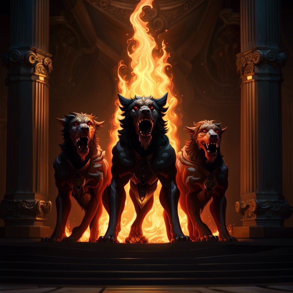 Cerberus. Judge of your Life - AI Generated Artwork - NightCafe Creator