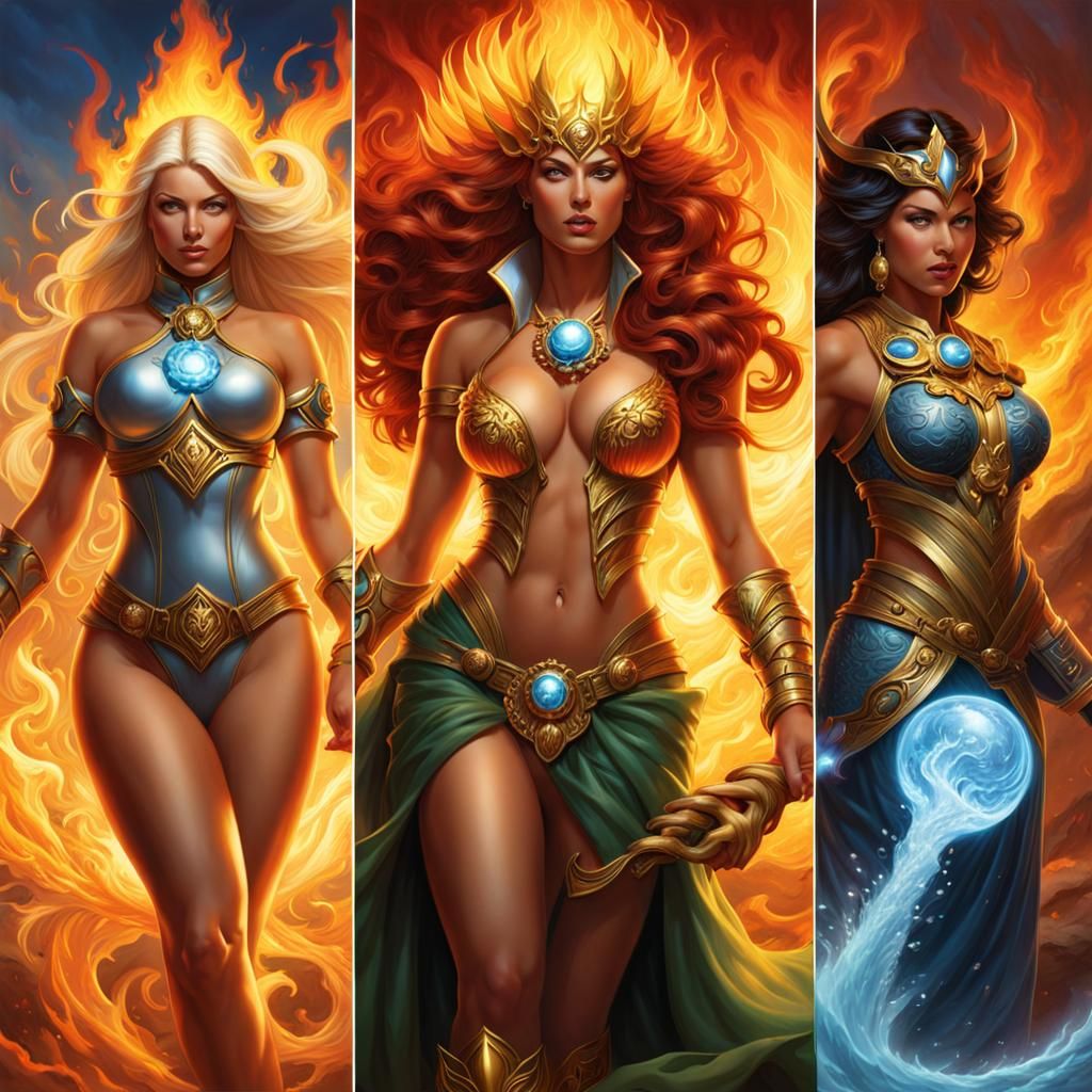 Elementals - AI Generated Artwork - NightCafe Creator