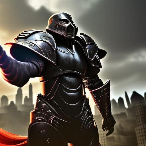 Armored Super hero - AI Generated Artwork - NightCafe Creator