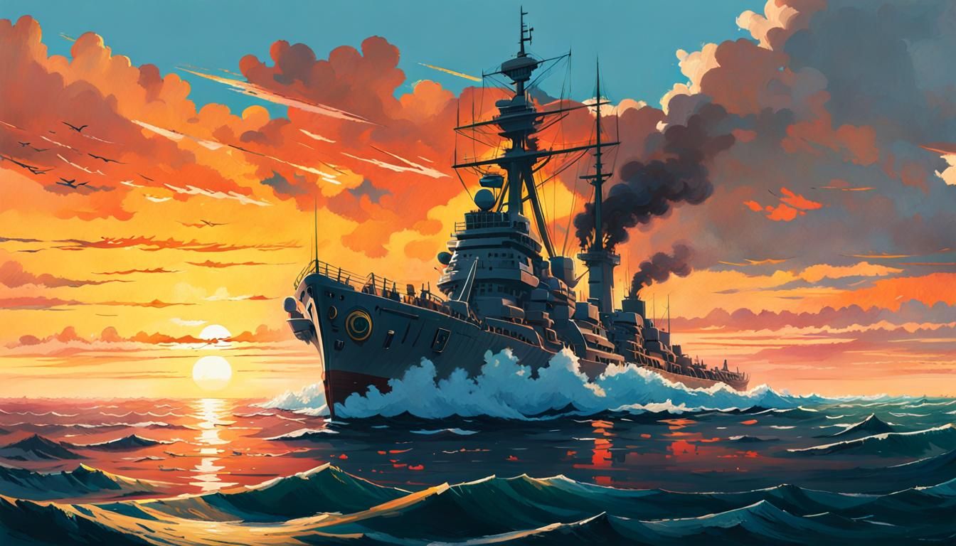 Ship - AI Generated Artwork - NightCafe Creator