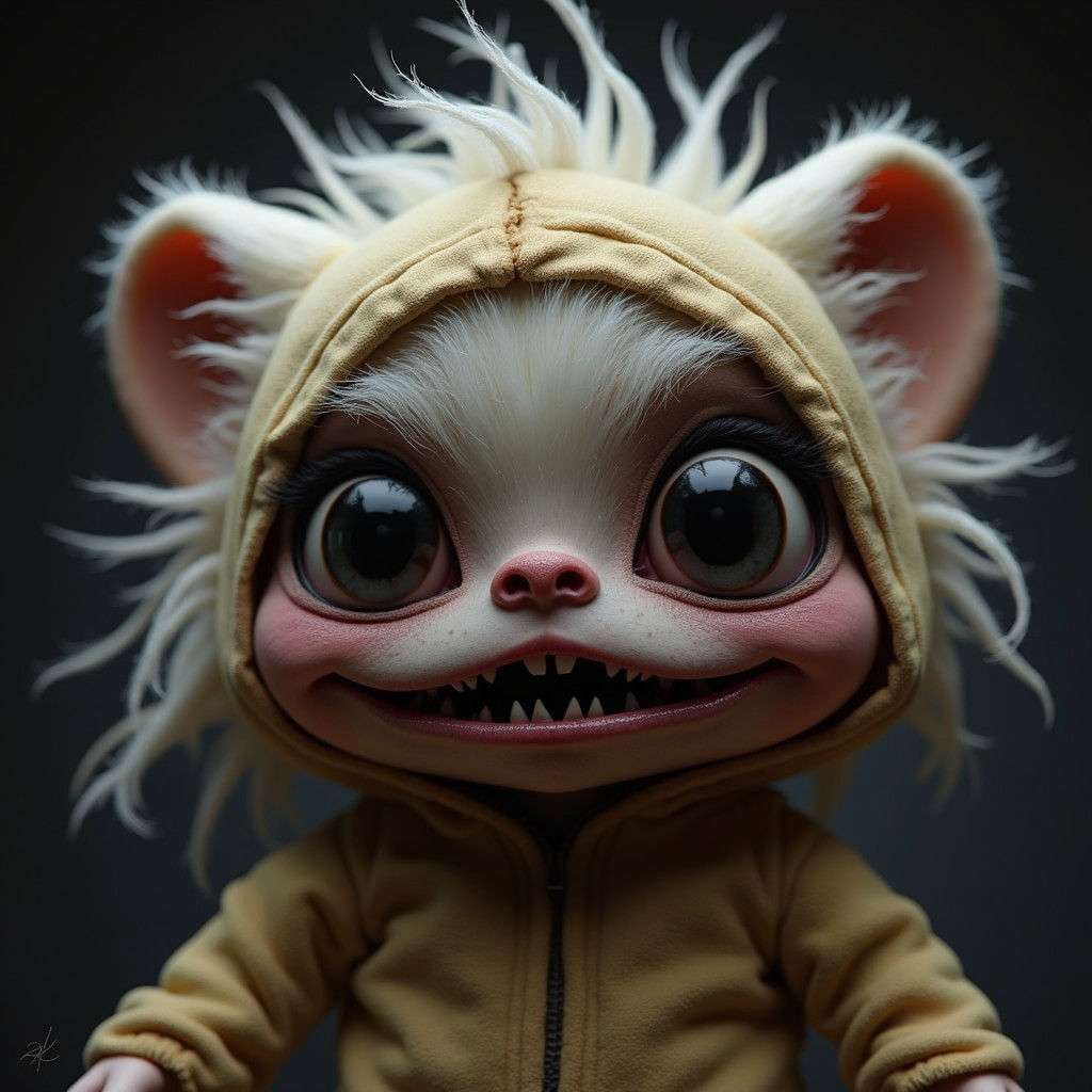 Critter - Surreal Critter in Eerie, High-Contrast Lighting