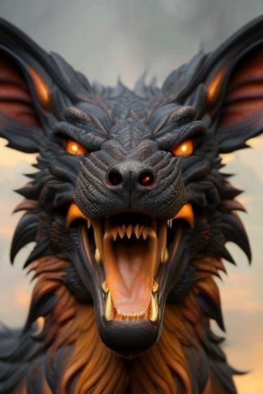 Hellhound - AI Generated Artwork - NightCafe Creator