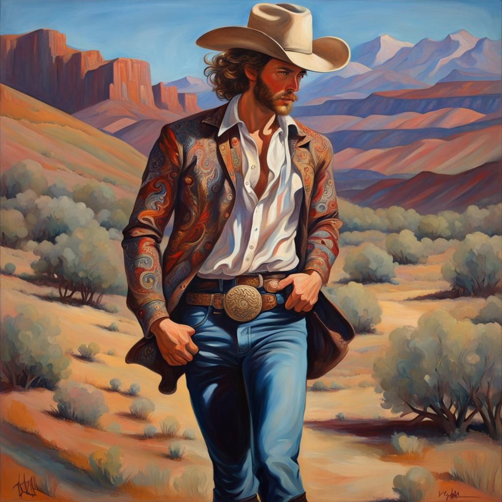 Cowboy 231113C - AI Generated Artwork - NightCafe Creator