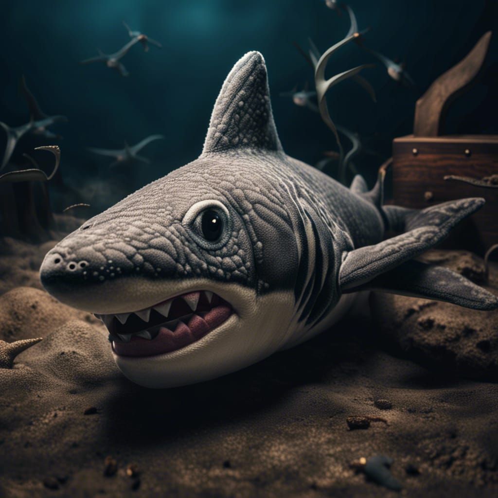 Plush Shark - AI Generated Artwork - NightCafe Creator
