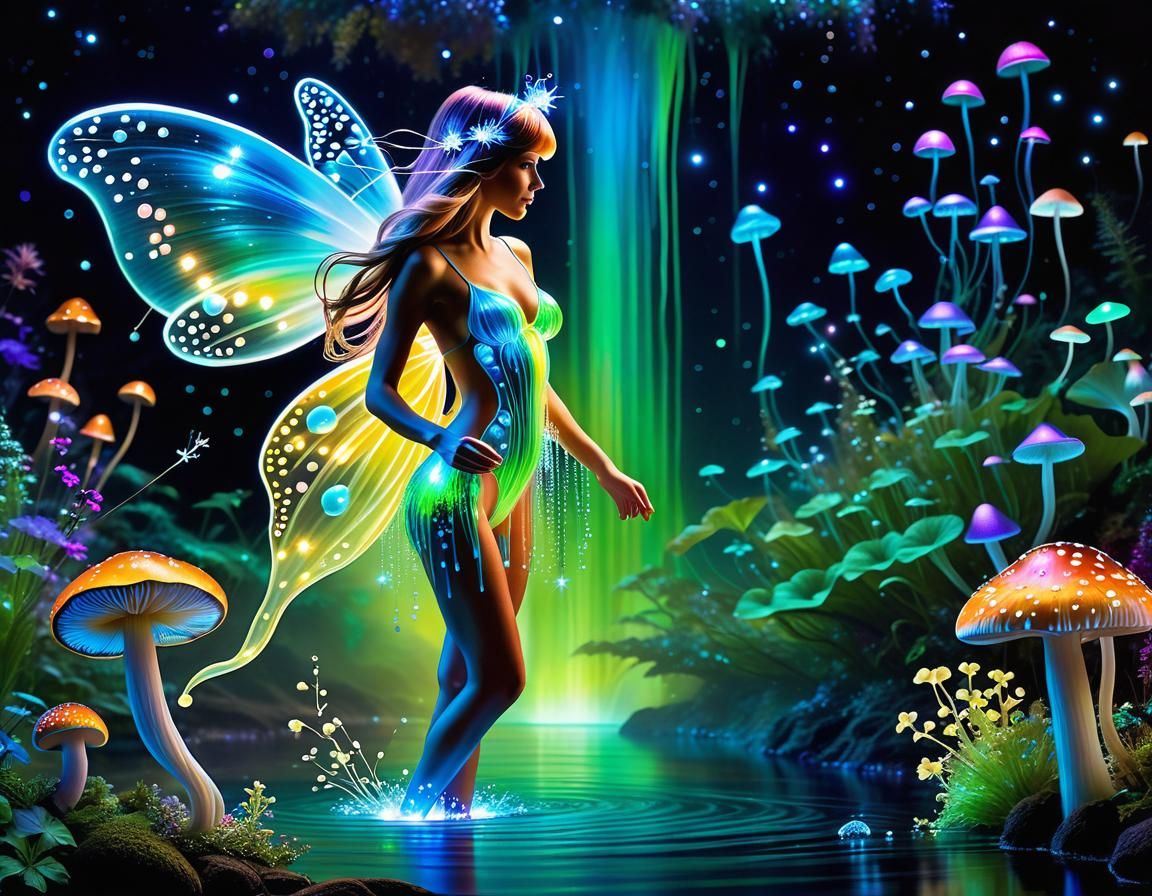 (Full body head to toe painting 1.8) of a (Stunningly beautiful ...