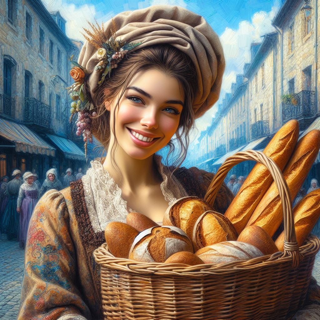 Medieval - bread delivery - AI Generated Artwork - NightCafe Creator