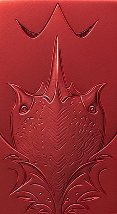 Embossed Paper Manta Ray II - AI Generated Artwork - NightCafe Creator