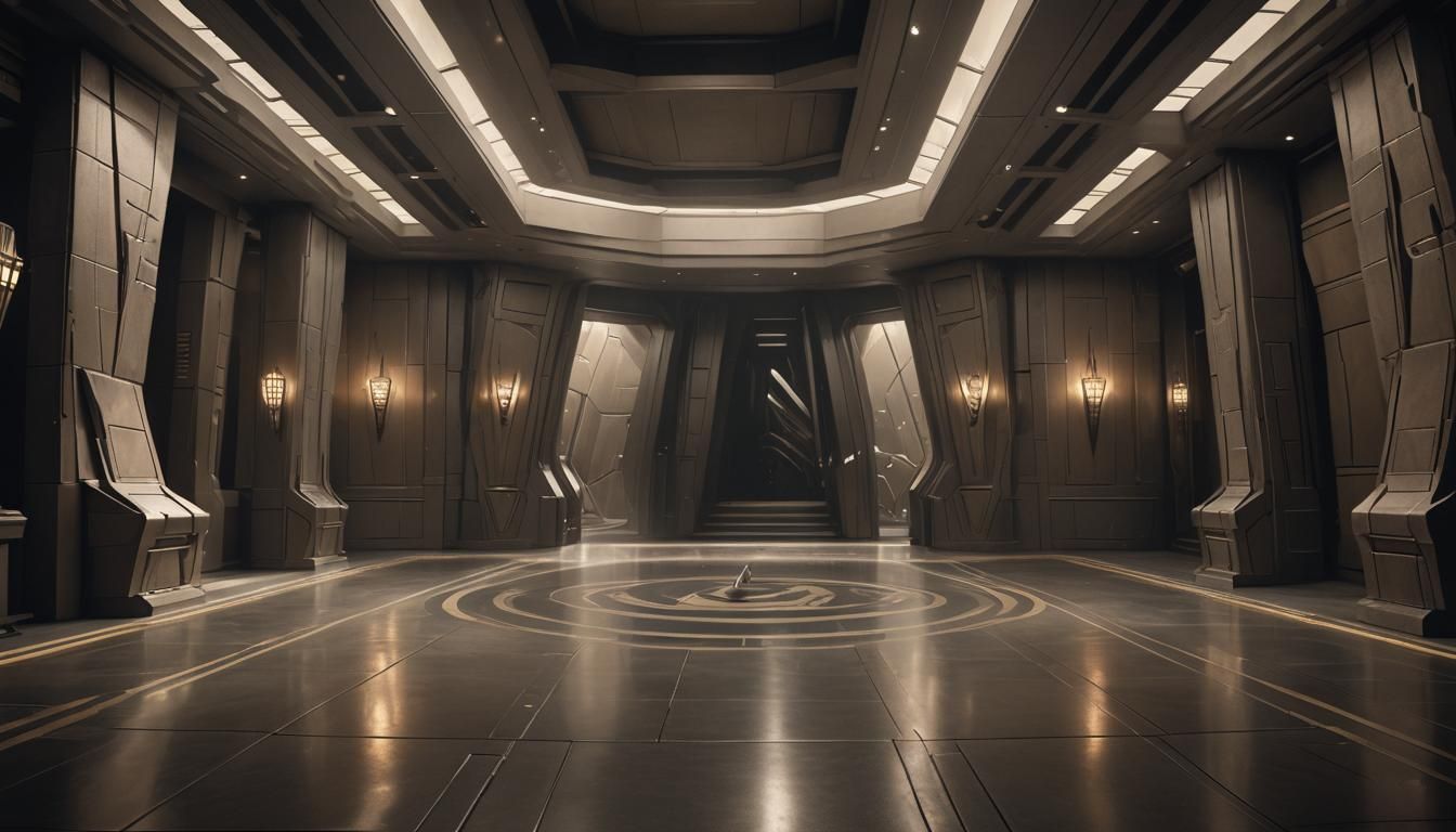 A Hall on Cardassia Prime - AI Generated Artwork - NightCafe Creator