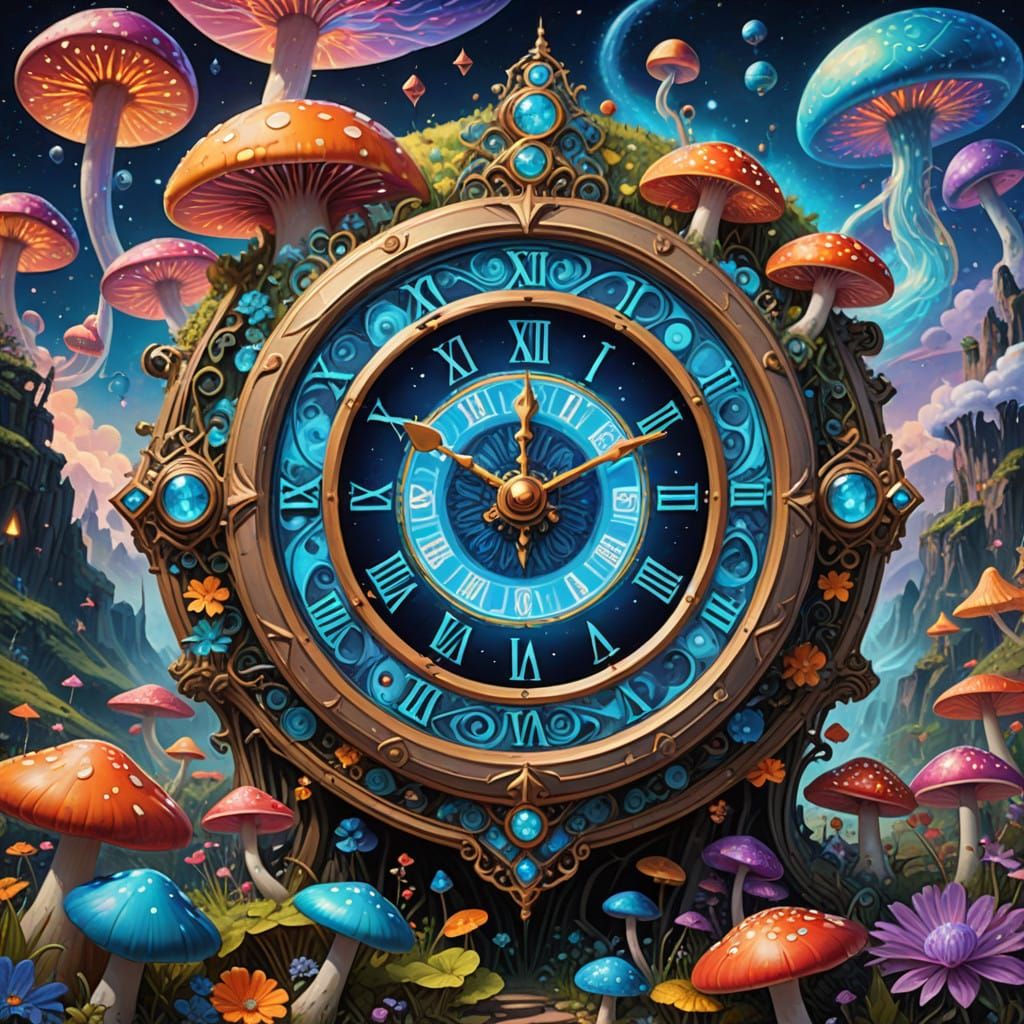 Countdown to 2025 in wonderland - Psychedelic Countdown to 2...