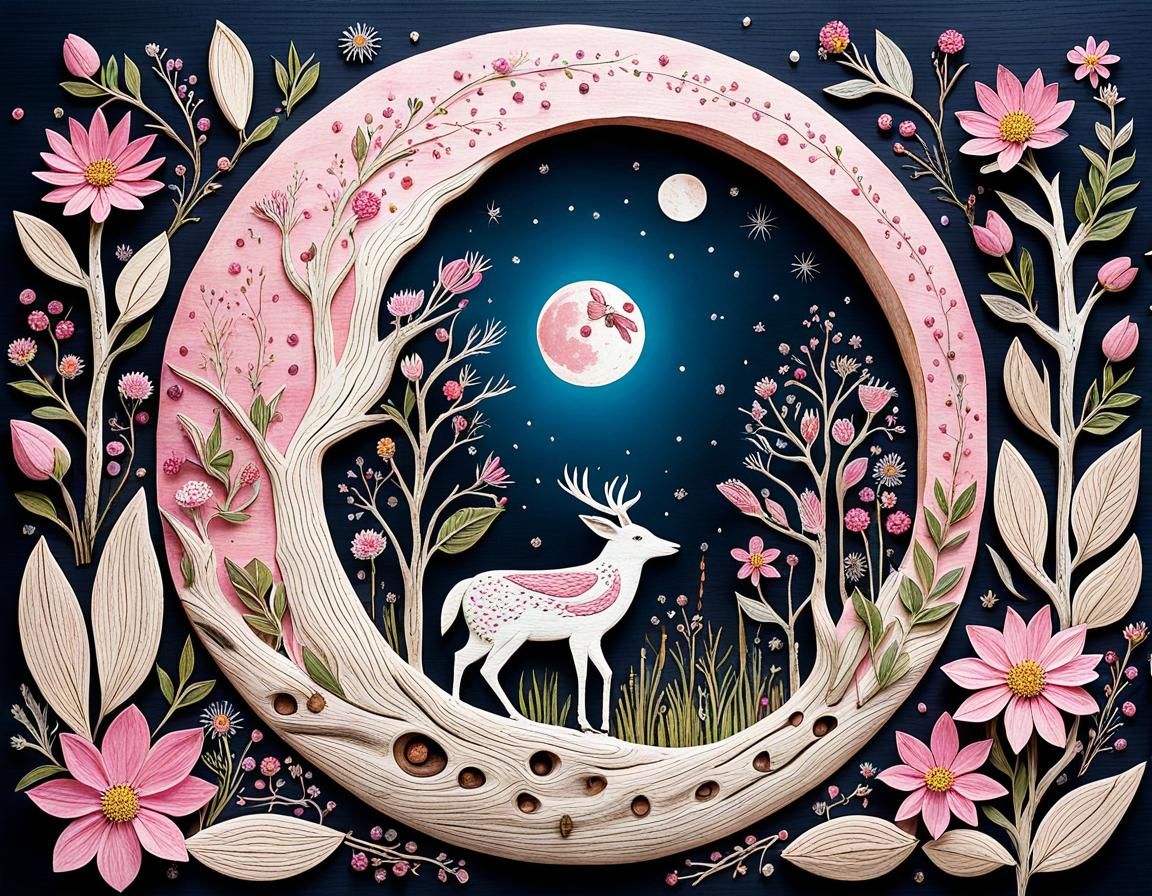 Northern Native Americans call April's full moon the Pink Moon after a ...