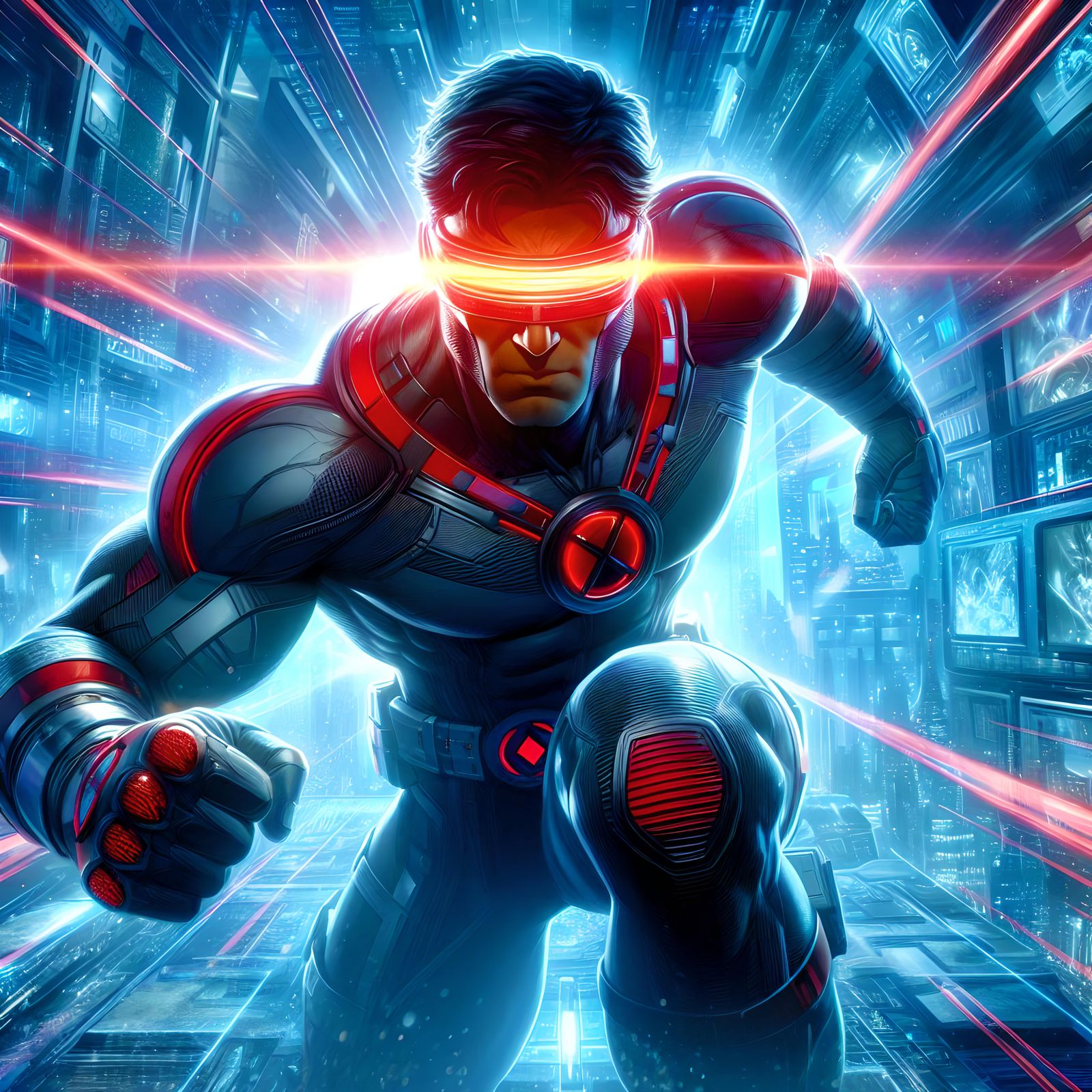 Leader of the X-men: Cyclops - AI Generated Artwork - NightCafe Creator