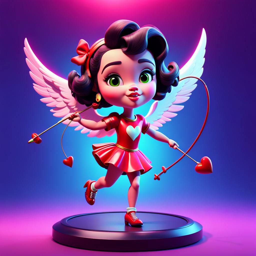 Singer Connie Francis "Stupid Cupid!" - AI Generated Artwork ...