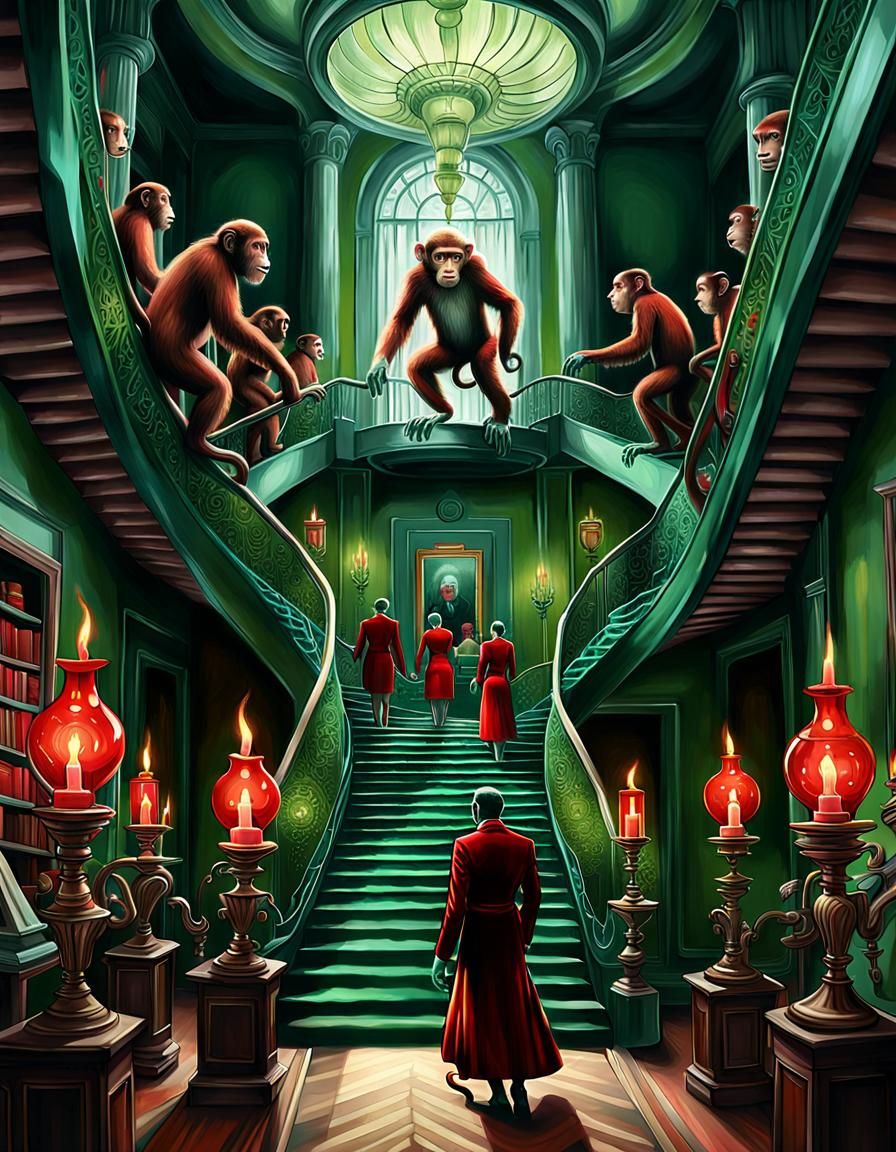 Secret meating - AI Generated Artwork - NightCafe Creator