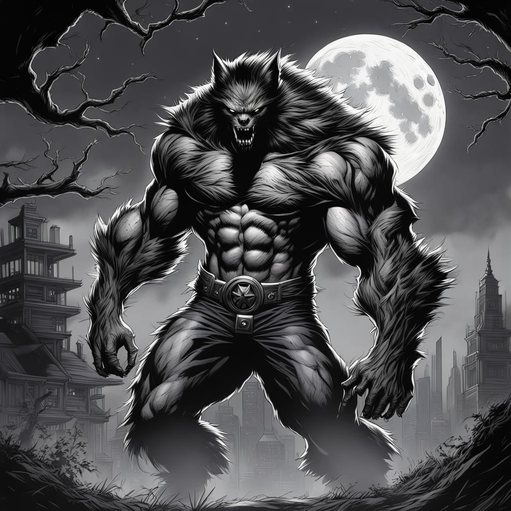 The werewolf - AI Generated Artwork - NightCafe Creator
