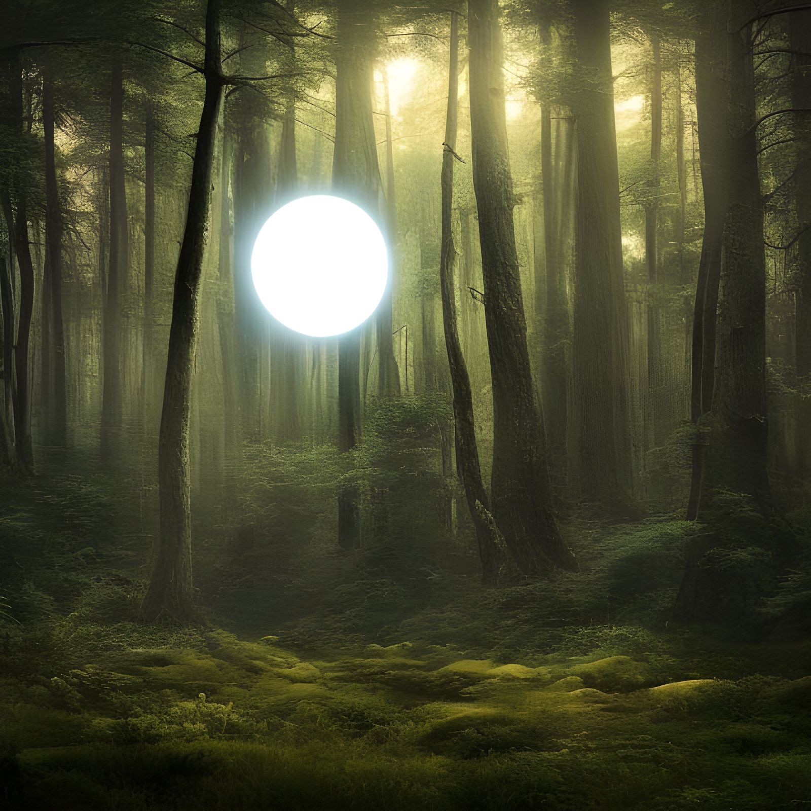 Forest orb - AI Generated Artwork - NightCafe Creator