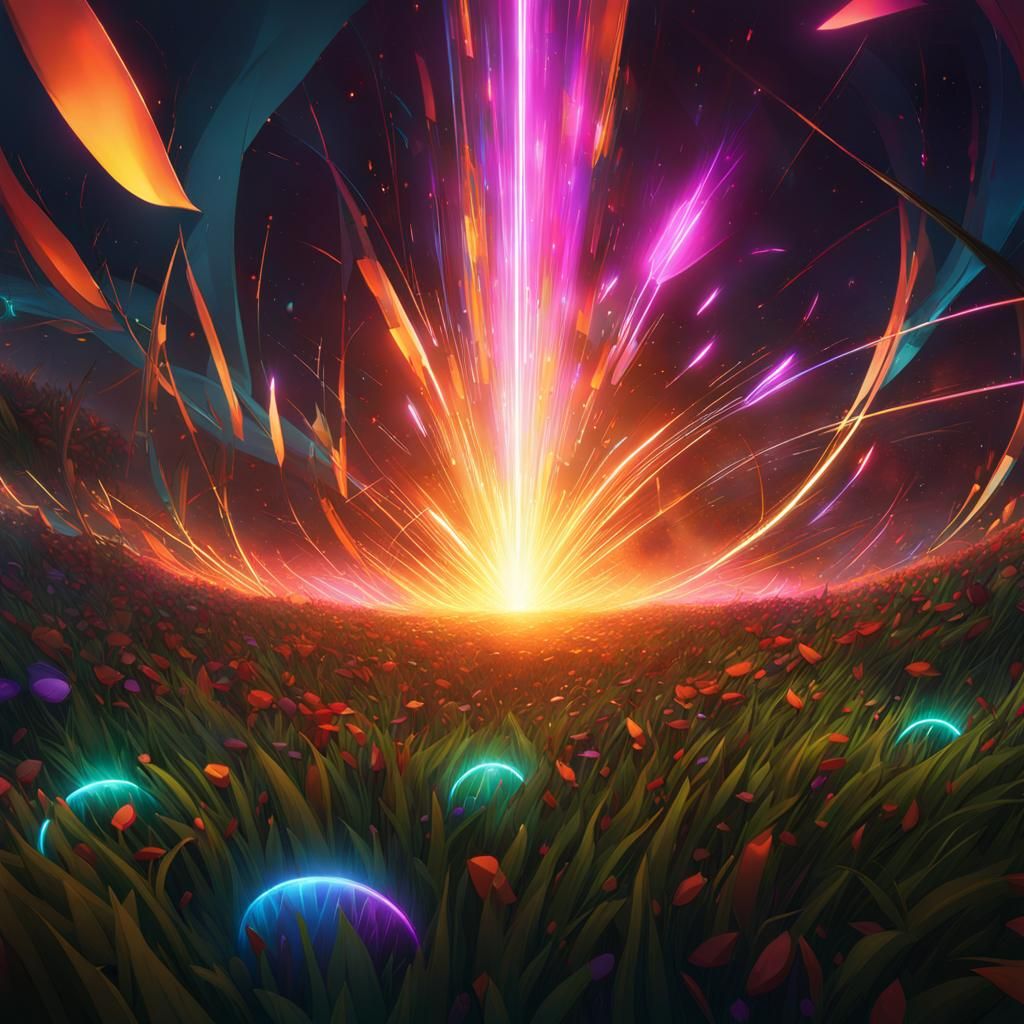 Firework #2 - AI Generated Artwork - NightCafe Creator