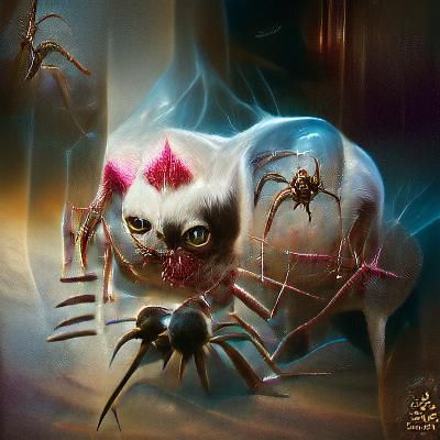 cat spider - AI Generated Artwork - NightCafe Creator