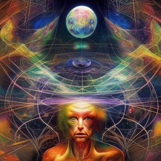 COSMIC MIND SCAPE 22 - AI Generated Artwork - NightCafe Creator