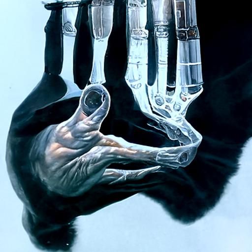 An intricate complex hyperealistic image of a an x-ray of a normal ...