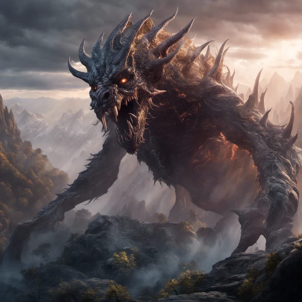 Monstrous chasmfiend inspired by "the way of kings" - AI Generated ...