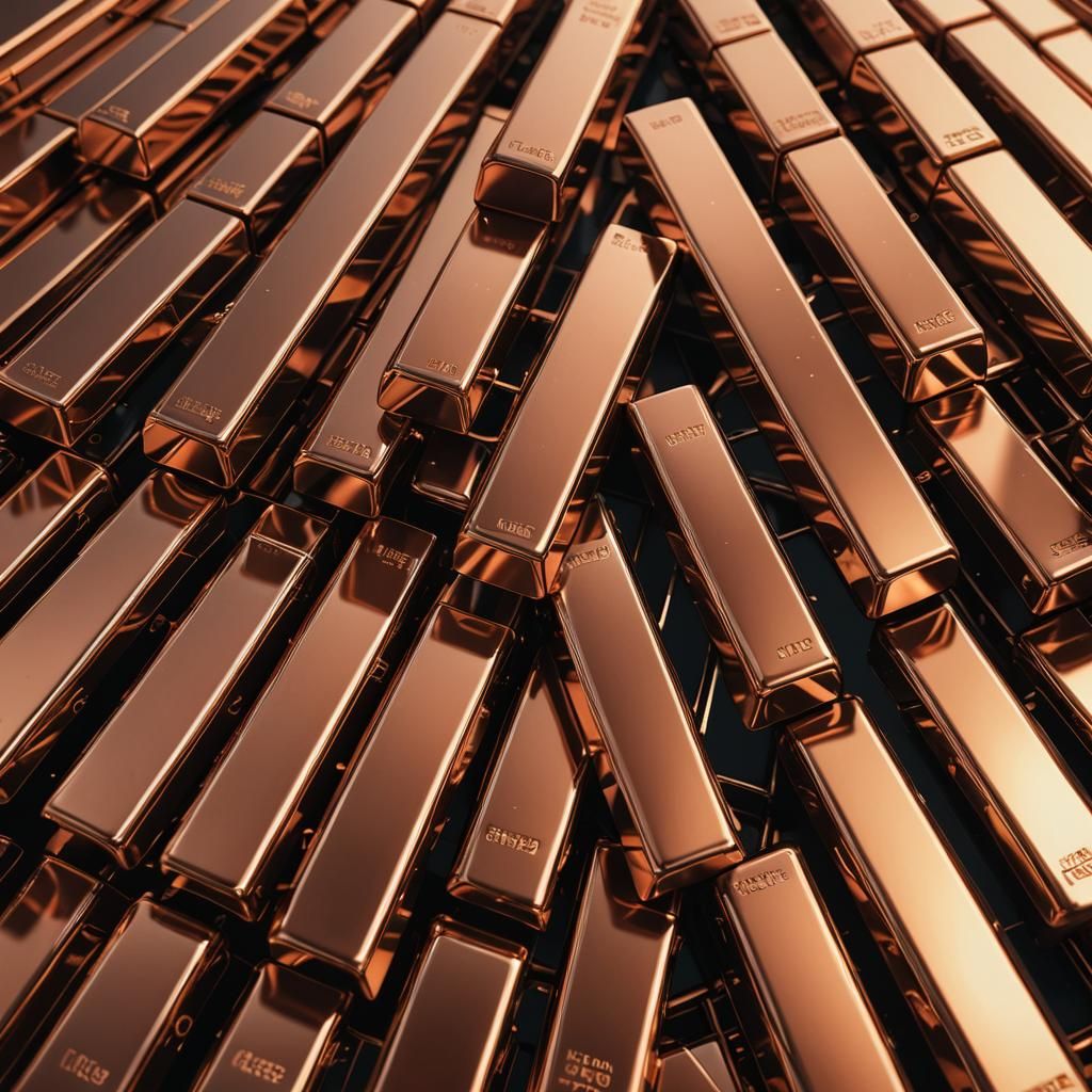 Copper Bars - AI Generated Artwork - NightCafe Creator