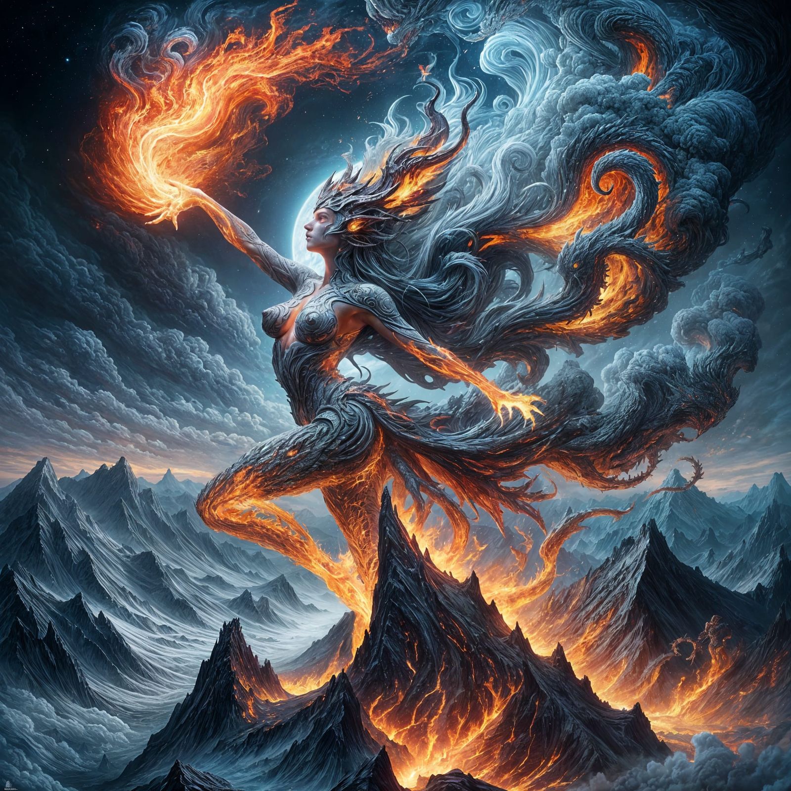 Pyrrah, Lighter of The Gods' Pyre - AI Generated Artwork - NightCafe ...