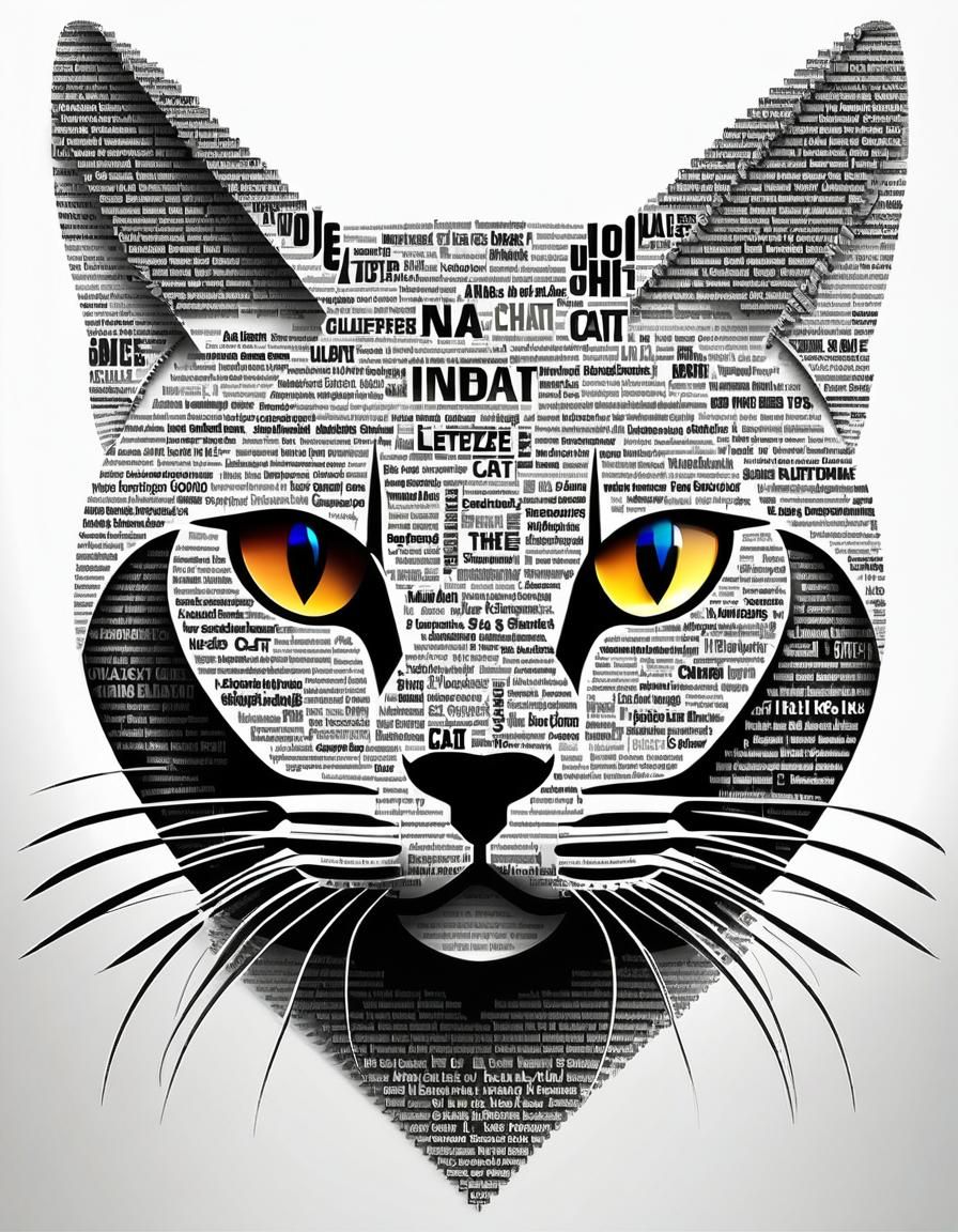 text art gato - AI Generated Artwork - NightCafe Creator